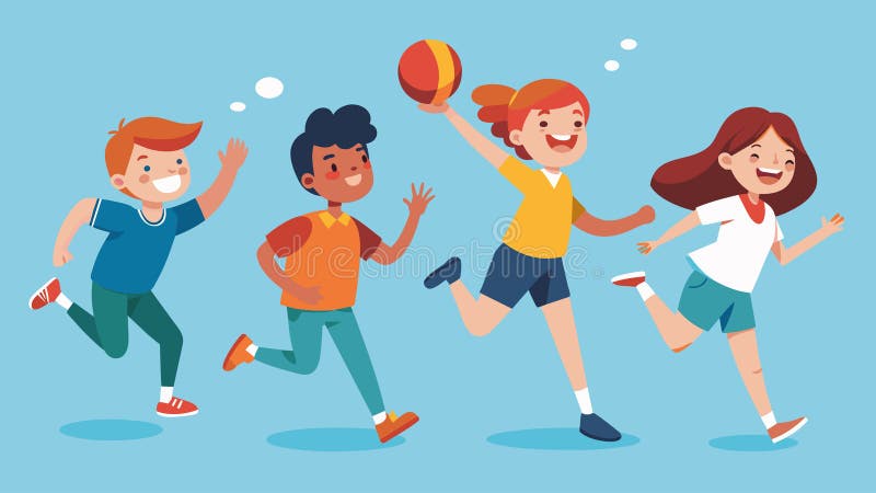 Dodgeball Dodging Stock Illustrations – 3 Dodgeball Dodging Stock ...