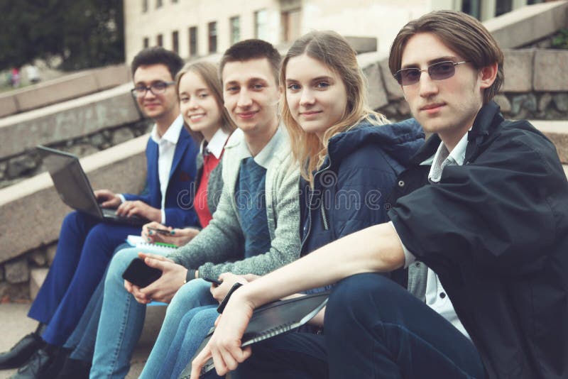 Students Prepare for Classes Stock Image - Image of book, adult: 102545873