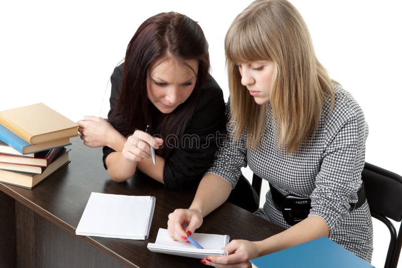Students Prepare for Examination Stock Image - Image of learning ...