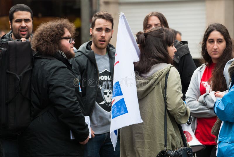 Student protest editorial photography. Image of issues - 38084362