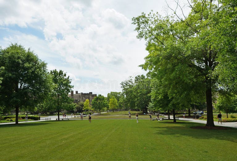 Students on the Quad at Duke University in Durham, NC Editorial Photo ...