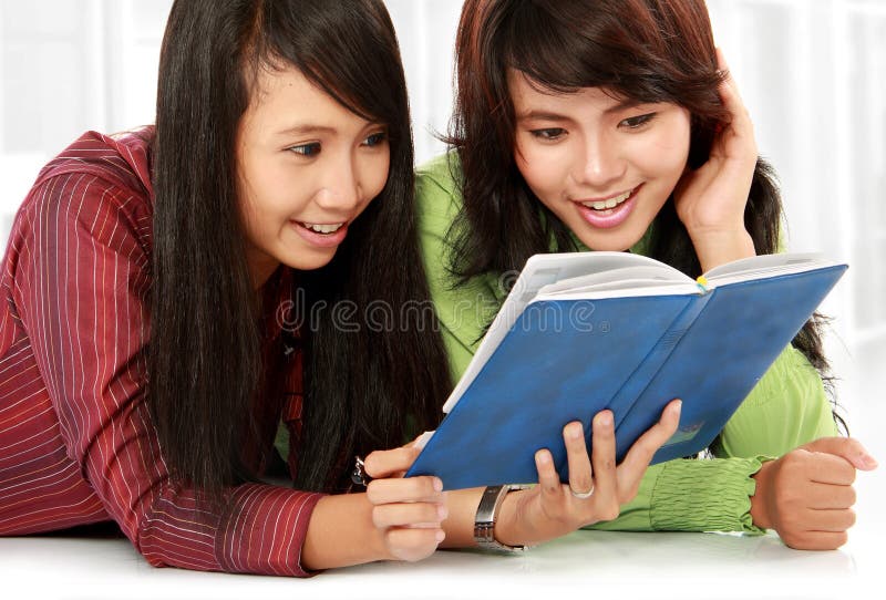 Students reading stock image. Image of class, high, cute - 22710715