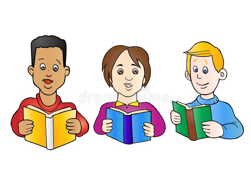 Reading Students Book Stock Illustrations – 9,866 Reading Students Book ...