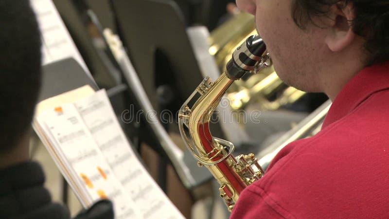 Students Reading Sheet Music in Class (4 of 9) Stock Video - Video of ...