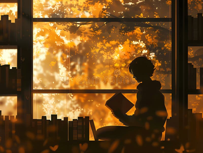 Students Reading Time in the Library on World Book Day Stock ...