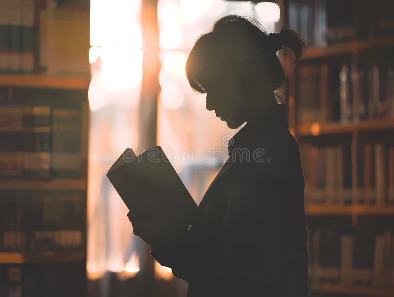 Students Reading Time in the Library on World Book Day Stock ...