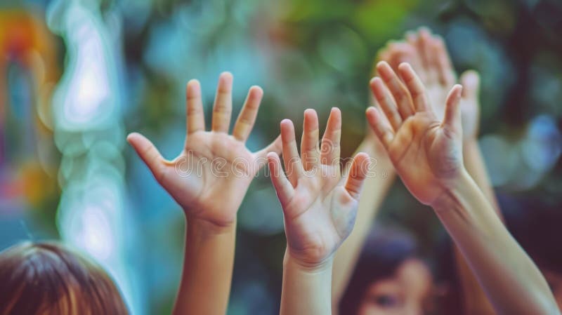 Students Ready To Participate in Class Stock Illustration ...