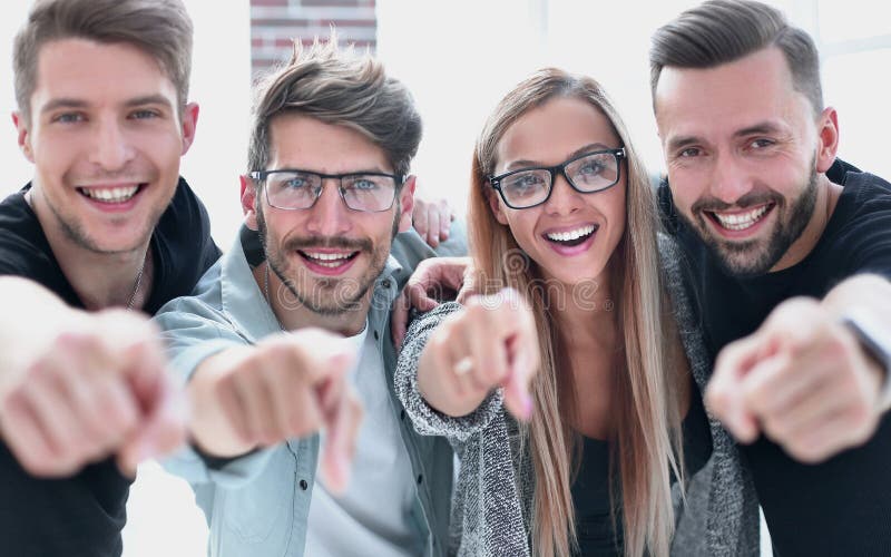 Students Rejoice at the Performance of Work. Stock Photo - Image of ...