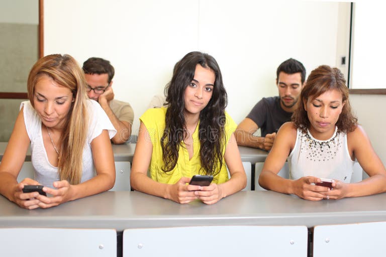 Students Cell Phones Classroom Stock Photos - Free & Royalty-Free Stock ...