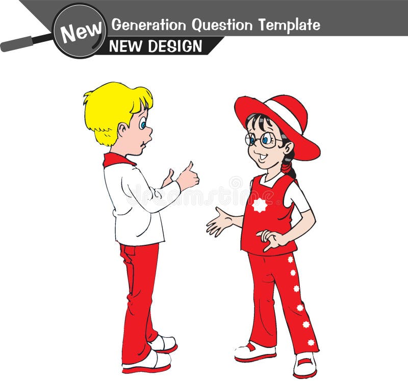 Students Speaking - Next Generation Problems, for Teachers Stock Vector ...