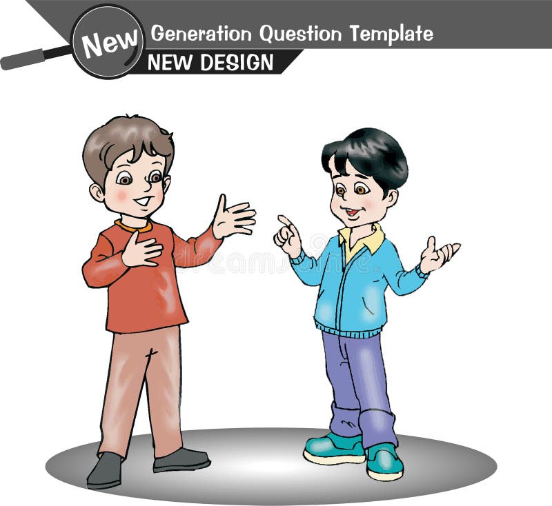Students Speaking - Next Generation Problems, for Teachers Stock Vector ...