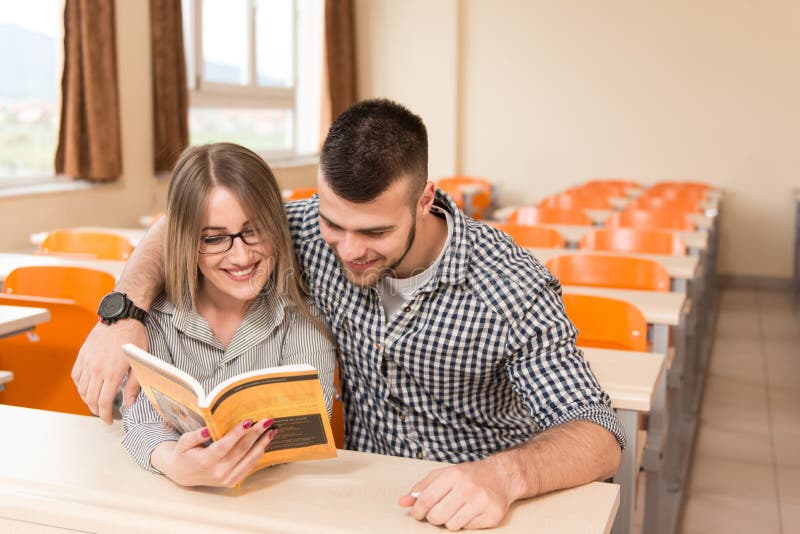 Students Study in Classroom at High School Stock Photo - Image of ...