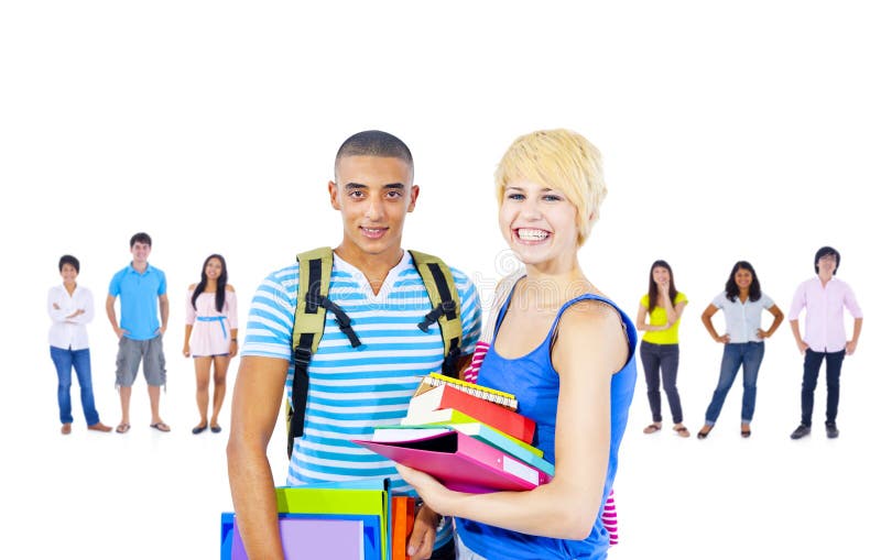 Students Study Learning Knowledge Friends Concept Stock Photo - Image ...