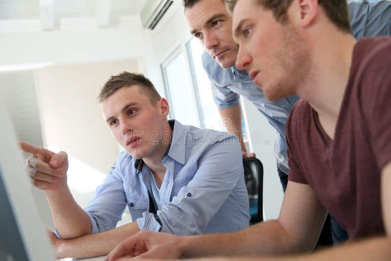 Students Taking Course in Digital Design Stock Photo - Image of ...