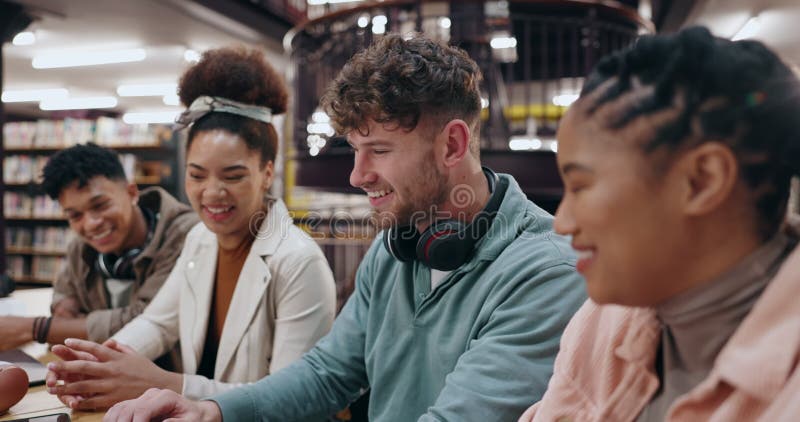 Library, People and Walking on Stairs with Book for Reading, Learning ...