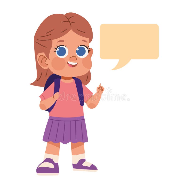 Students Talking Speech Bubble Stock Vector - Illustration of ...