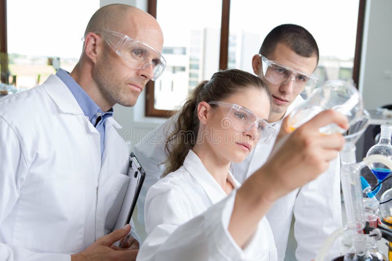 Students and Teacher in Biology Training Course Stock Image - Image of ...