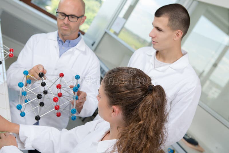 Students and Teacher in Biology Training Course Stock Image - Image of ...