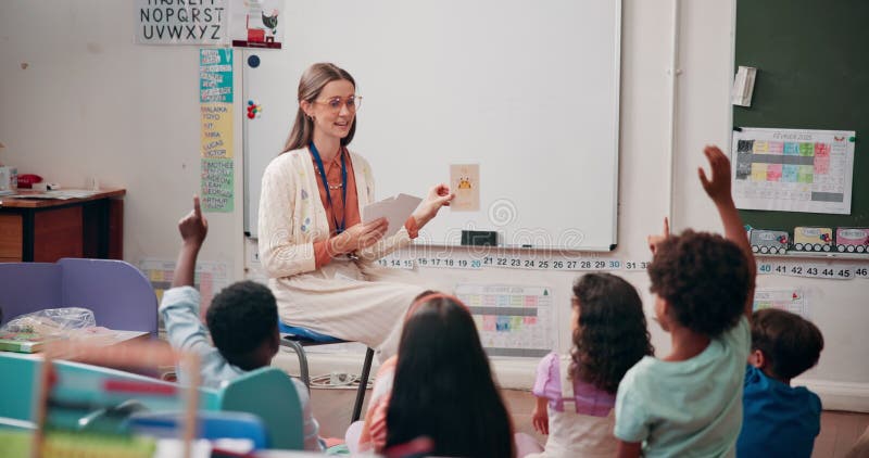 Students, Teacher and Education Question in Classroom with Answer ...