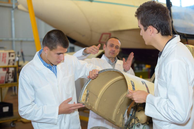 Students Training To Become Engineer Stock Photo - Image of industrial ...