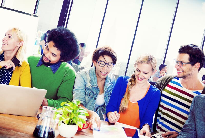 Students University Learning Communication Concept Stock Image - Image ...