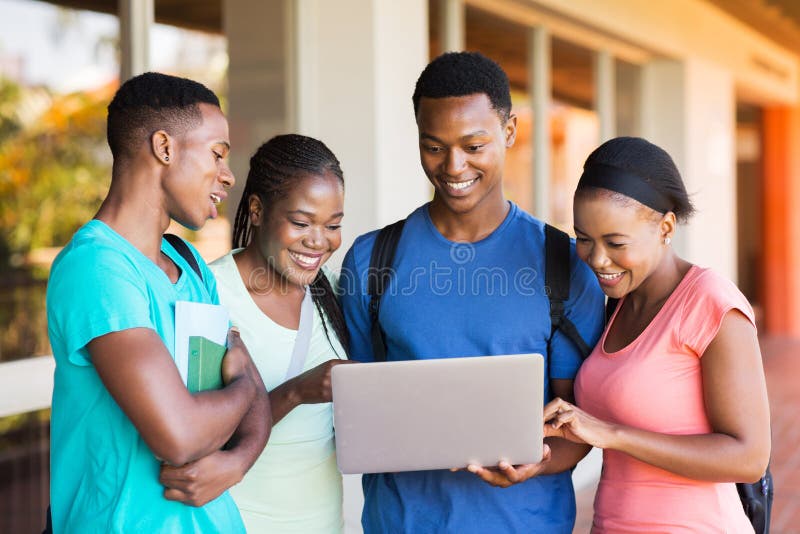 420 African Laptop Standing Students Stock Photos - Free & Royalty-Free ...
