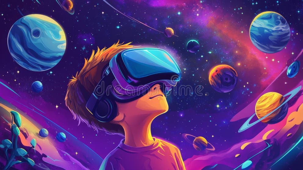 Students Using VR in Outer Space To Explore the Solar System S Wonders ...