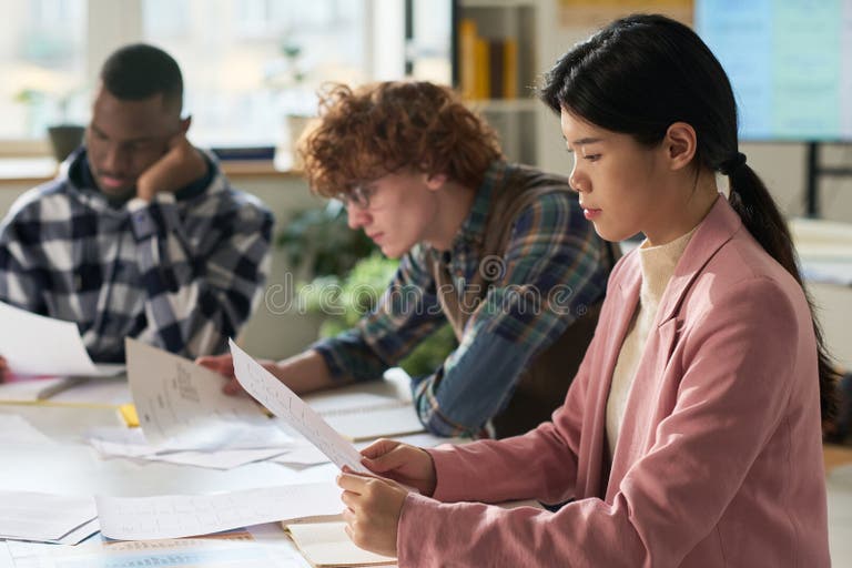 Studying Foreign Languages in Classroom Setting Together Stock Photo - Image of school, together ...