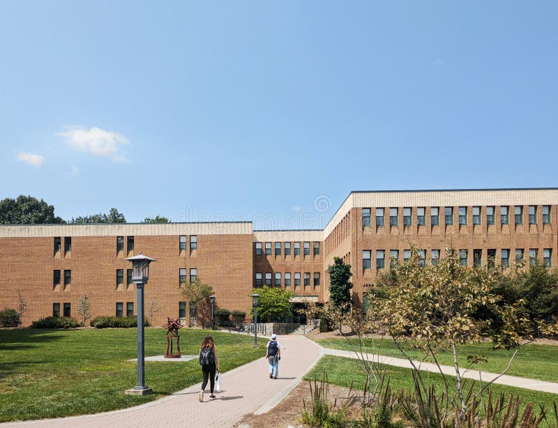 Students Walking on the Campus of Appalachian State University in Boone ...