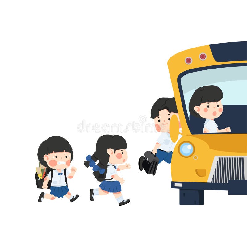 Yellow School Bus Car Vector Stock Vector - Illustration of education ...
