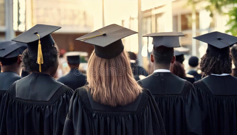 Students Wearing Their Graduation Caps and Hats at the Graudation ...