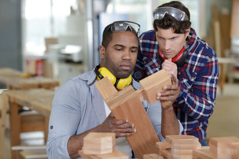 Students in Woodwork Training Course Stock Photo - Image of machine ...