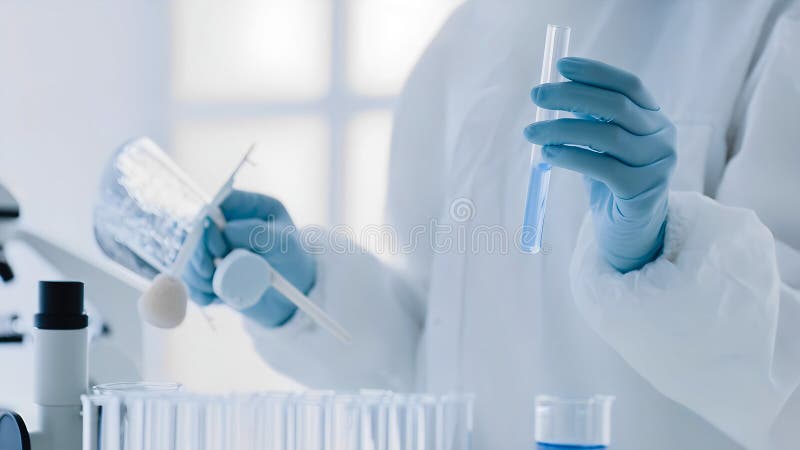 Students Work in the Laboratory. Modern Equipment, Scientific ...