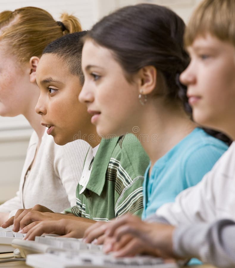 Student Giving Report in Classroom Stock Image - Image of child, smile ...
