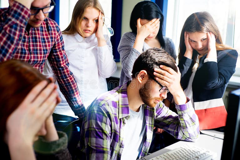 Students Working on Computers Stock Photo - Image of elearning ...