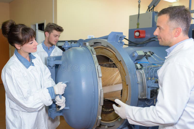 Students Working on Engineering Class Project Stock Photo - Image of ...