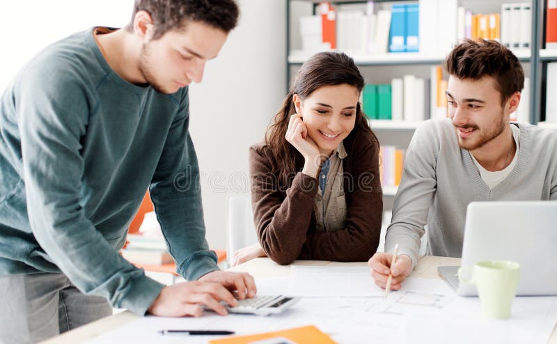 Engineering Students Working in the Lab Stock Photo - Image of engineer ...