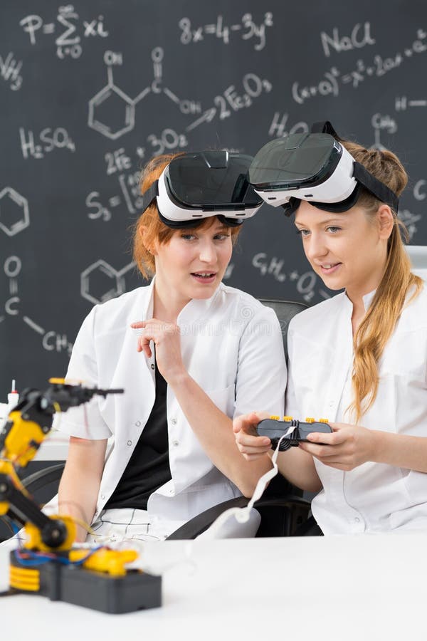 Students Working on a Project Stock Photo - Image of women, experiment ...