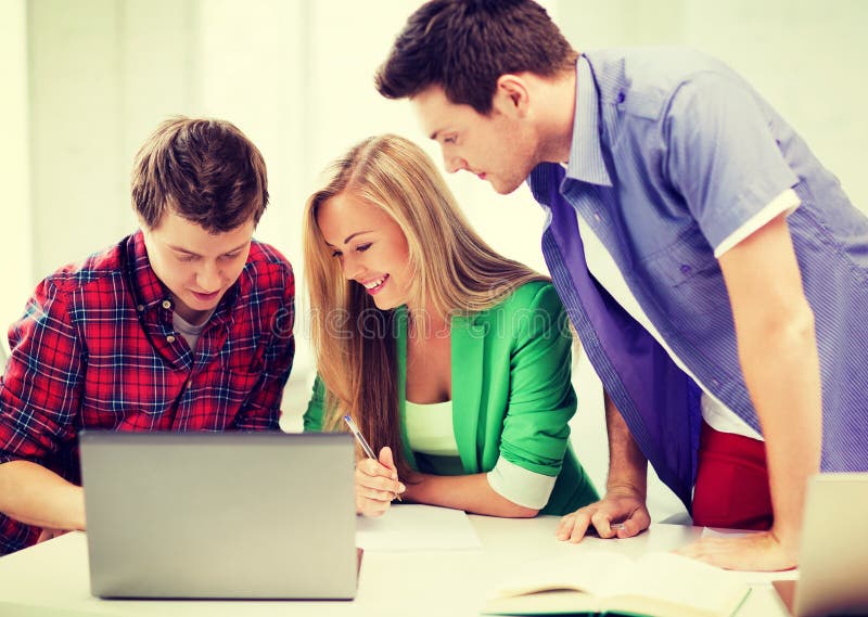 Students Writing An Exam In Class Room Stock Image - Image of people ...