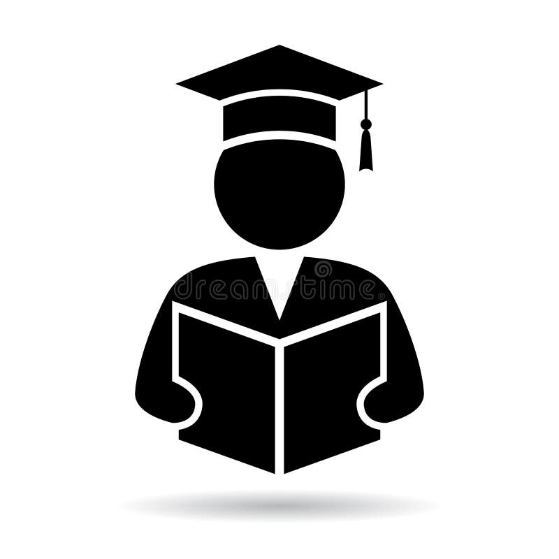 Studentsymbol vektor illustrationer. Illustration av symboler - 71302919