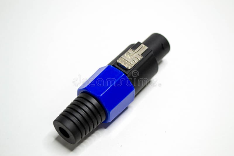 Microphone and Connector for Connection Stock Image - Image of media ...
