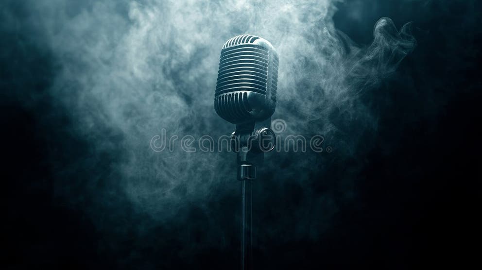 Studio Audio Recording is Facilitated by a Professional Microphone ...