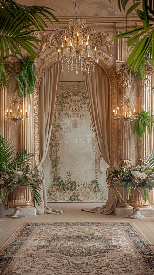 Studio Backdrop Elegant Background Stock Illustration - Illustration of ...