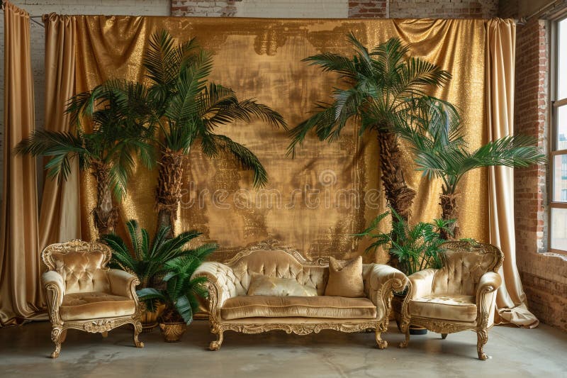 Studio Backdrop Elegant Background Stock Illustration - Illustration of ...