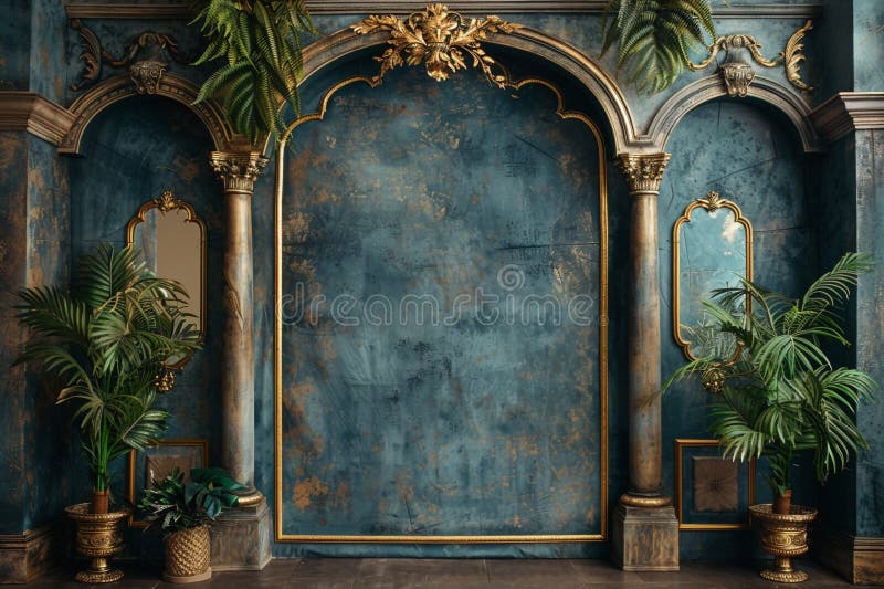 Studio Backdrop Elegant Background Stock Illustration - Illustration of ...