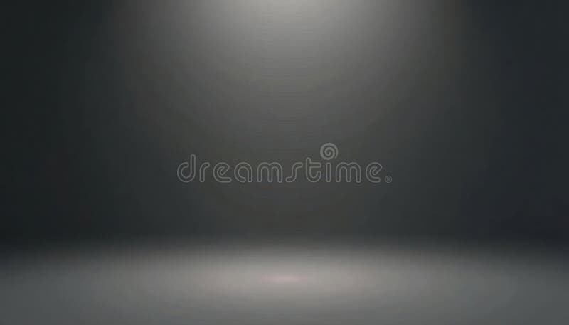 Studio Backdrop with Soft Dark Gray To Light Black Gradient. Minimalist ...
