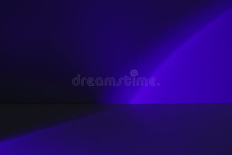 Studio Background with Blue Neon Spotlight Light. Abstract Decorative ...