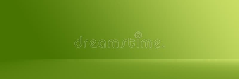 Studio Background - Bright Green Gradient Horizontal Studio Room Wall ...