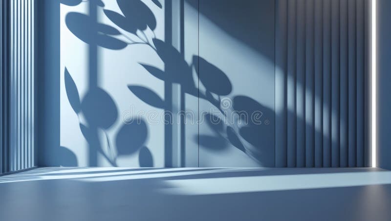 Blue-Grey Gradient Studio Background – Abstract Shadow Play and Modern ...