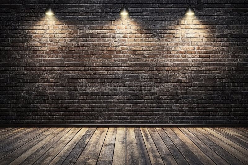High Quality Studio Background Featuring Rustic Brick Wall with Sharp Details and Realistic ...
